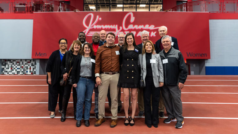 Track and field legend Jimmy Carnes honored at new track in Gainesville ...
