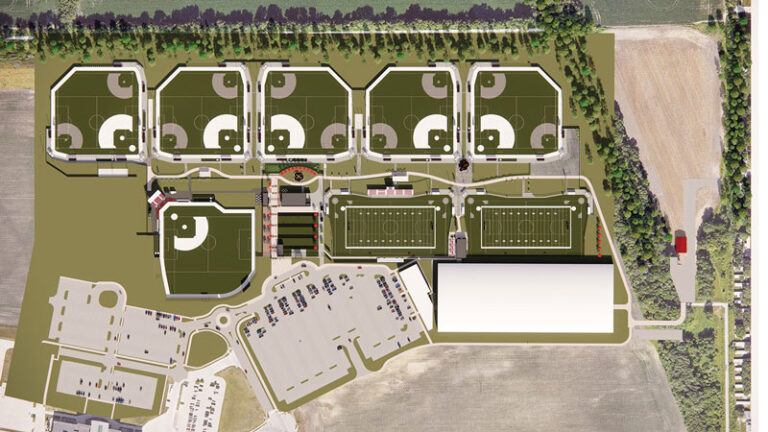 Scheels Sports Park in Springfield, Ill., now under construction ...